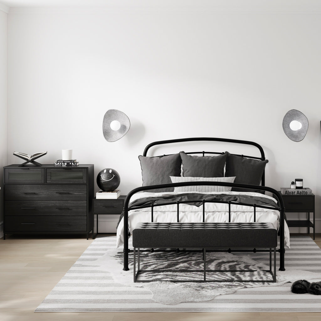 Stack Black Chest of Drawers – Luxury Home Interior