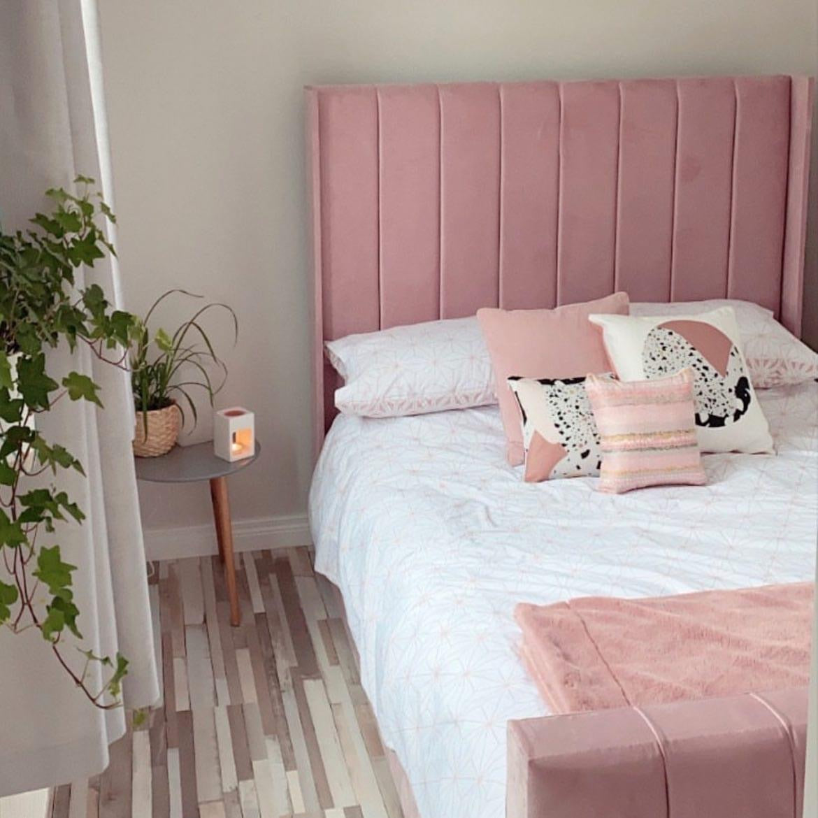 The Bespoke Alexa Bed- Fully Customisable with Storage Options- Velvet ...